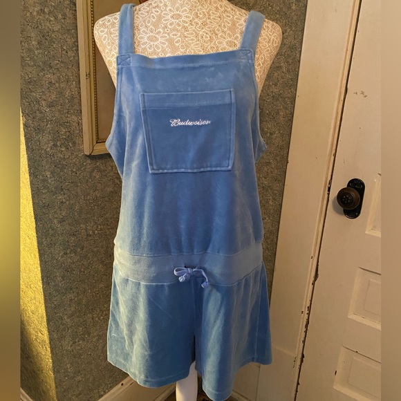 lolo | Pants & Jumpsuits | Vintage Budweiser Beer Baby Powder Blue ...